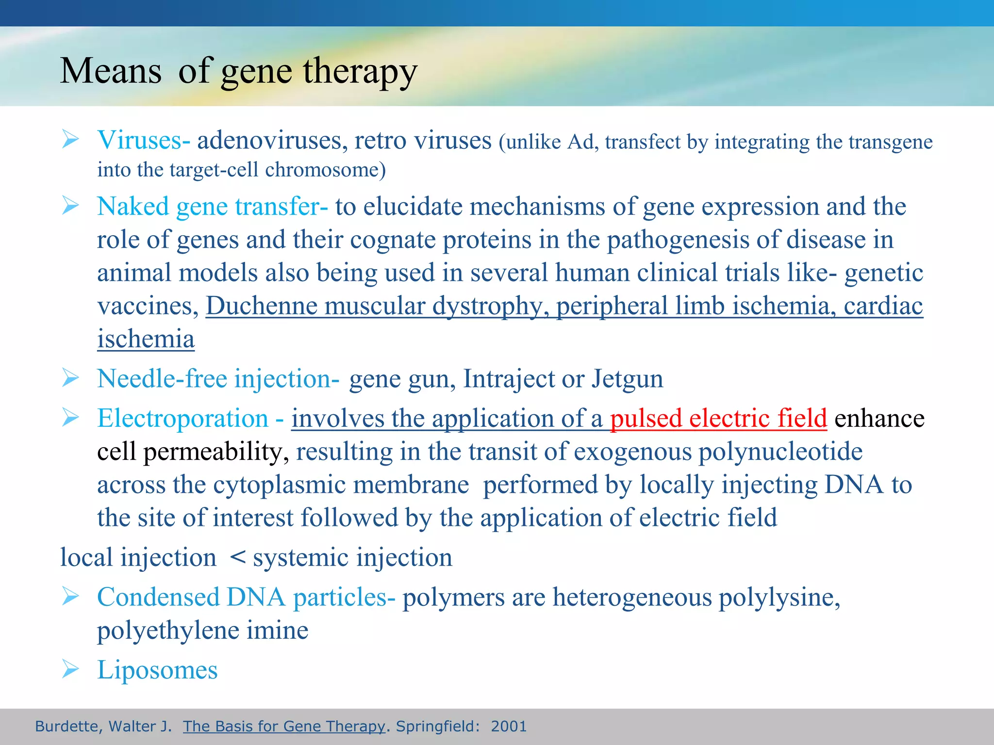 Success of gene therapy | PPTX
