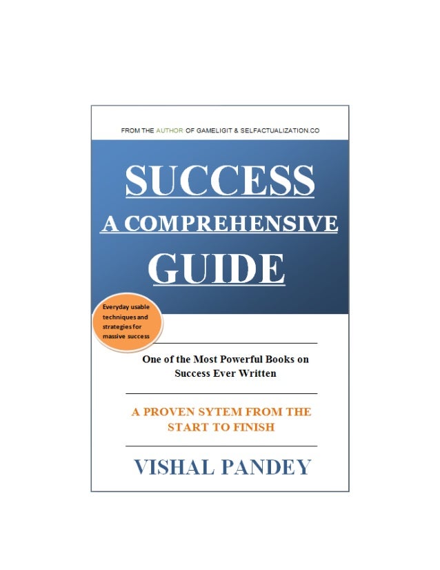 Success a comprehensive guide sample Success a comprehensive guide sample