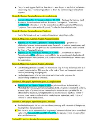 Success-and-Failures-of-the-Philippine-Agrarian-Reform-Programs.docx