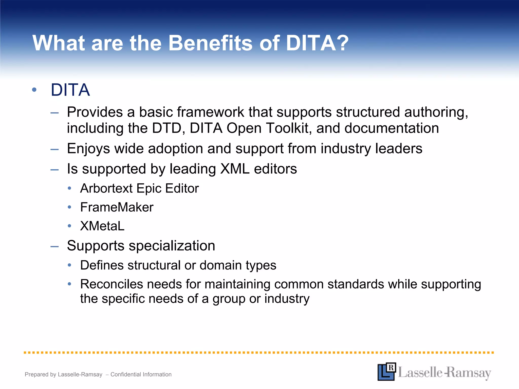 Success Factors for DITA Adoption with XMetaL: Best Practices and ...