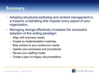 Success Factors for DITA Adoption with XMetaL: Best Practices and Fundamentals | PPT
