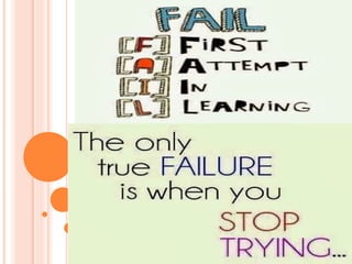 Success Through Failure | PPT