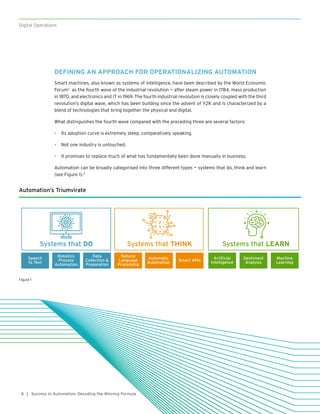 Success in Automation: Decoding the Winning Formula | PDF