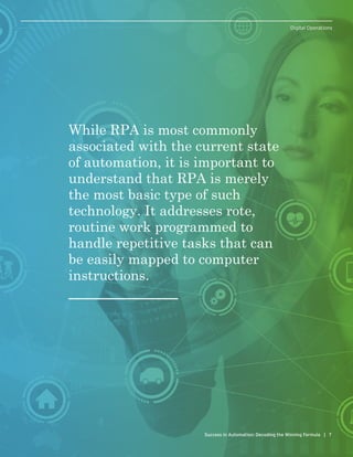 Success in Automation: Decoding the Winning Formula | PDF