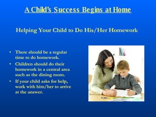 Success In School Begins At Home | PPT