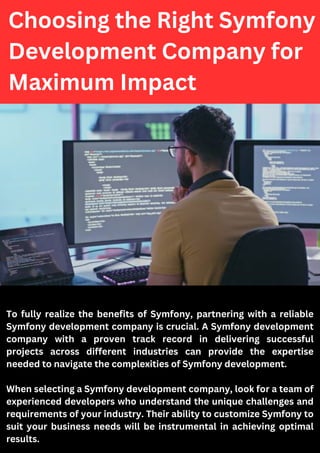 Success Saga: How Symfony Software Development Drives Success? | PDF | Technology & Computing