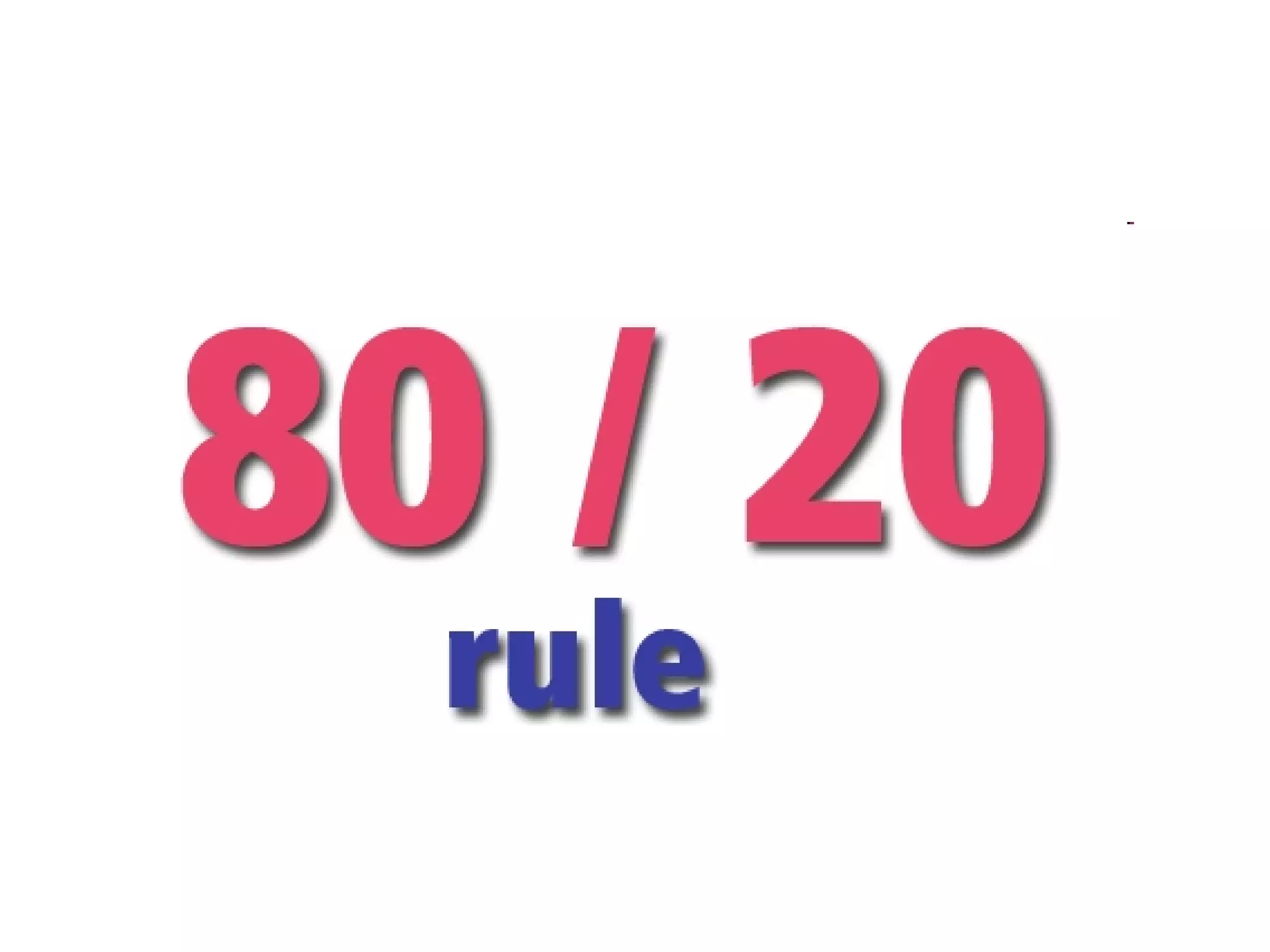 80/20 Principle | PPT