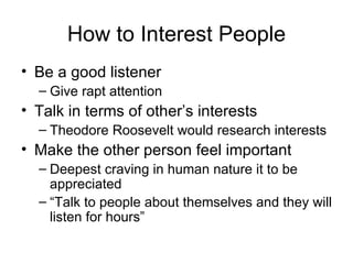 How to Win Friends & Influence People | PPT