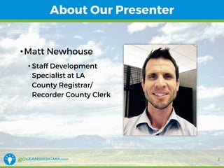 SUCCESS STORY: How Election Day Is Improved using Lean Six Sigma With ...