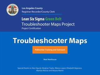 SUCCESS STORY: How Election Day Is Improved using Lean Six Sigma With ...