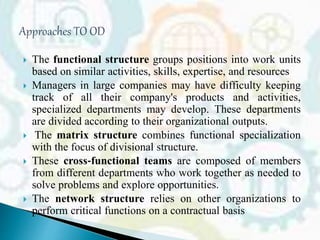 Success and failure in organizational design | PPTX