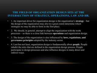 Success and failure in organizaton design | PPT