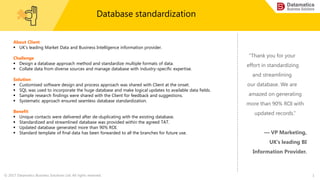 Database Solutions : Database standardization | PPT
