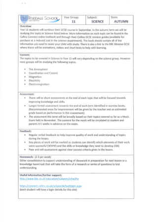 Ryedale School success at GCSE Year 11 | PDF