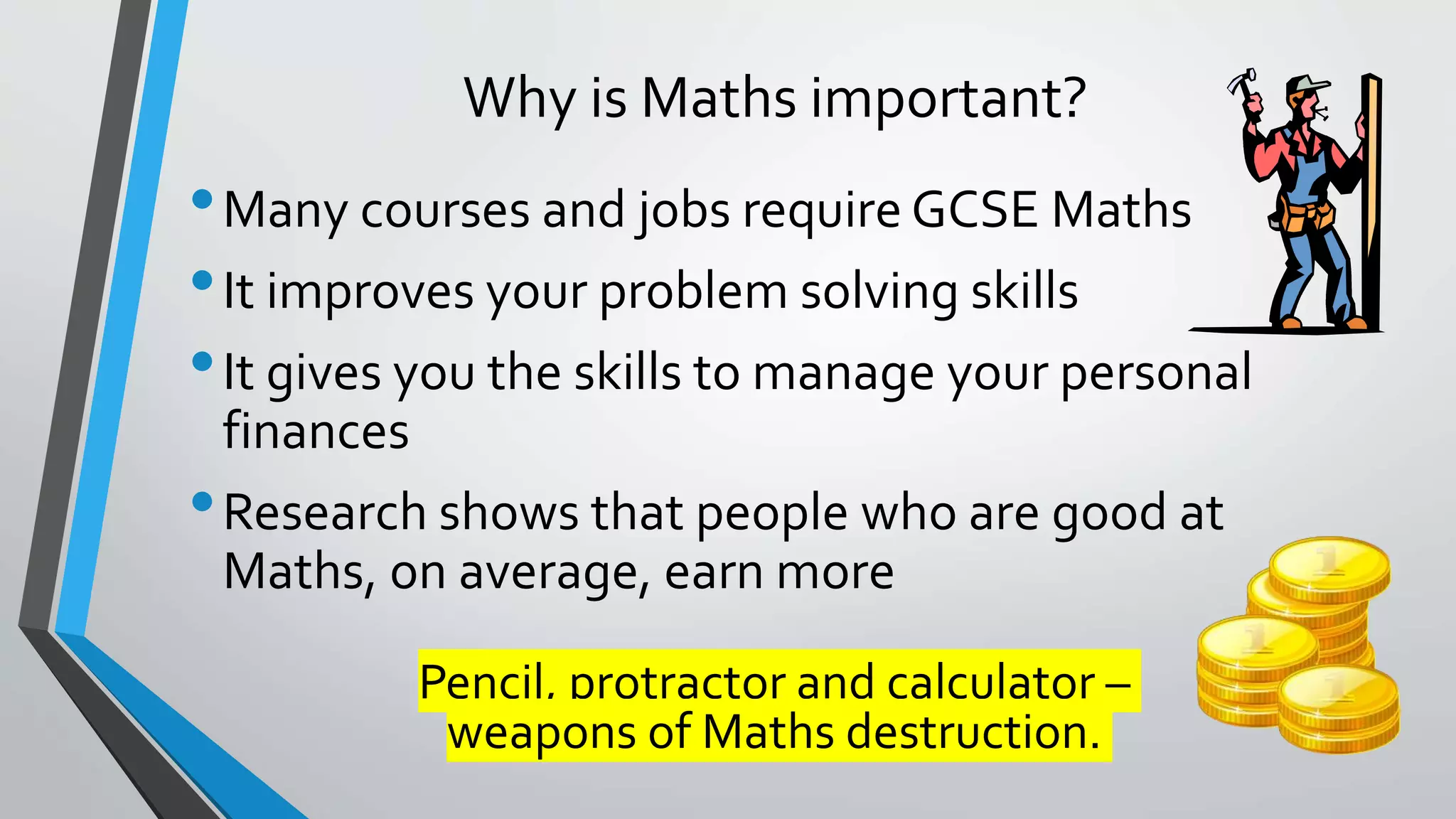 Success at Year 11 GCSE Mathematics | PPTX | Homework and Study | Education