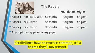 Success at Year 11 GCSE Mathematics | PPTX | Homework and Study | Education