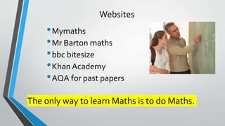 Success at Year 11 GCSE Mathematics | PPTX