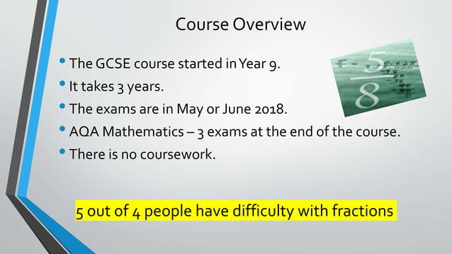 Success at Year 11 GCSE Mathematics | PPT
