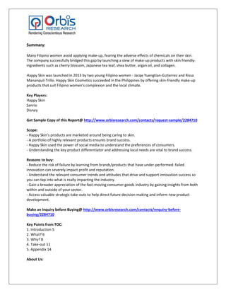 Success Case Study: Happy Skin Cosmetics-How a local make-up brand ...