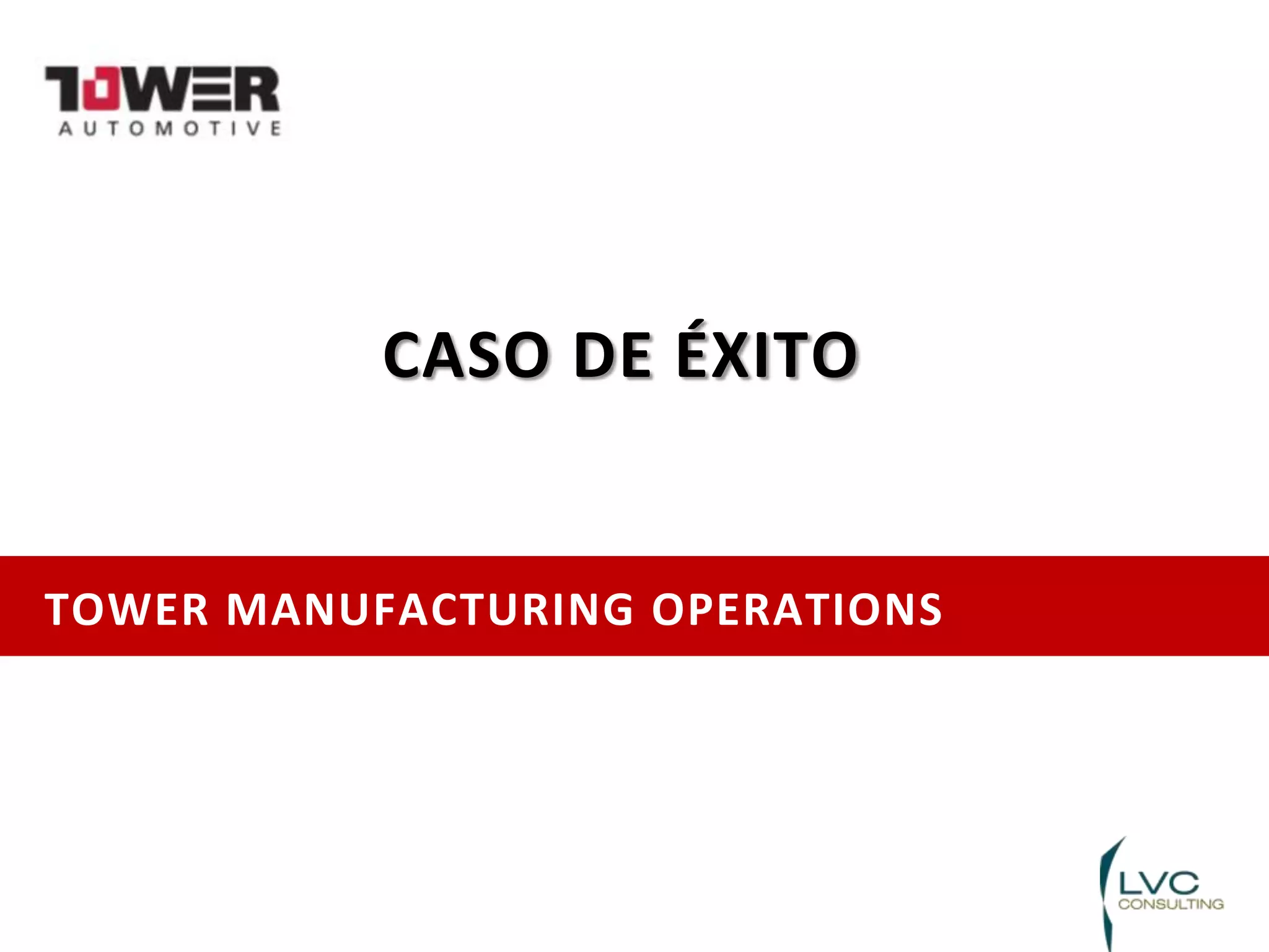 Caso Tower Automotive | PPTX