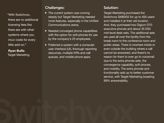 Switchvox - The Best Value in Unified Communications | PPT