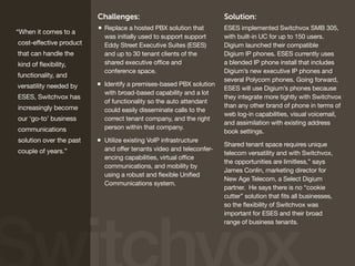 Switchvox - The Best Value in Unified Communications | PPT