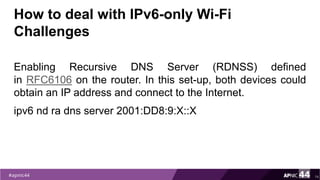 Successes and Challenges of IPv6 Transition at APNIC | PPT | Free Download