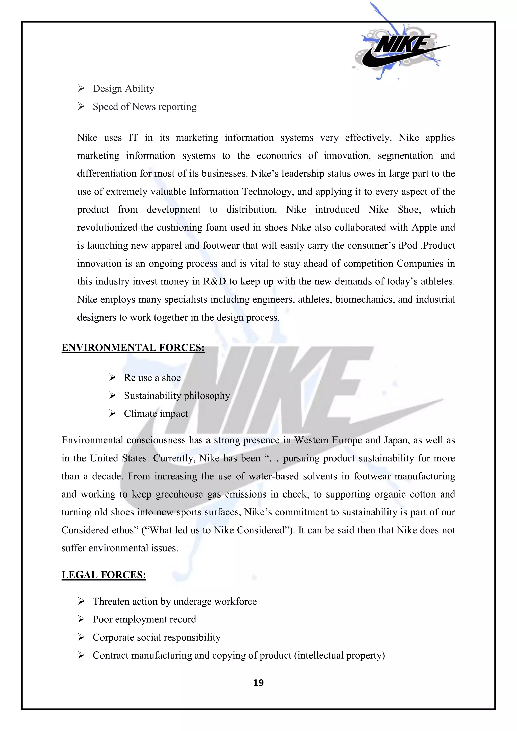 Successes Factors of NIKE's Growth!! | PDF