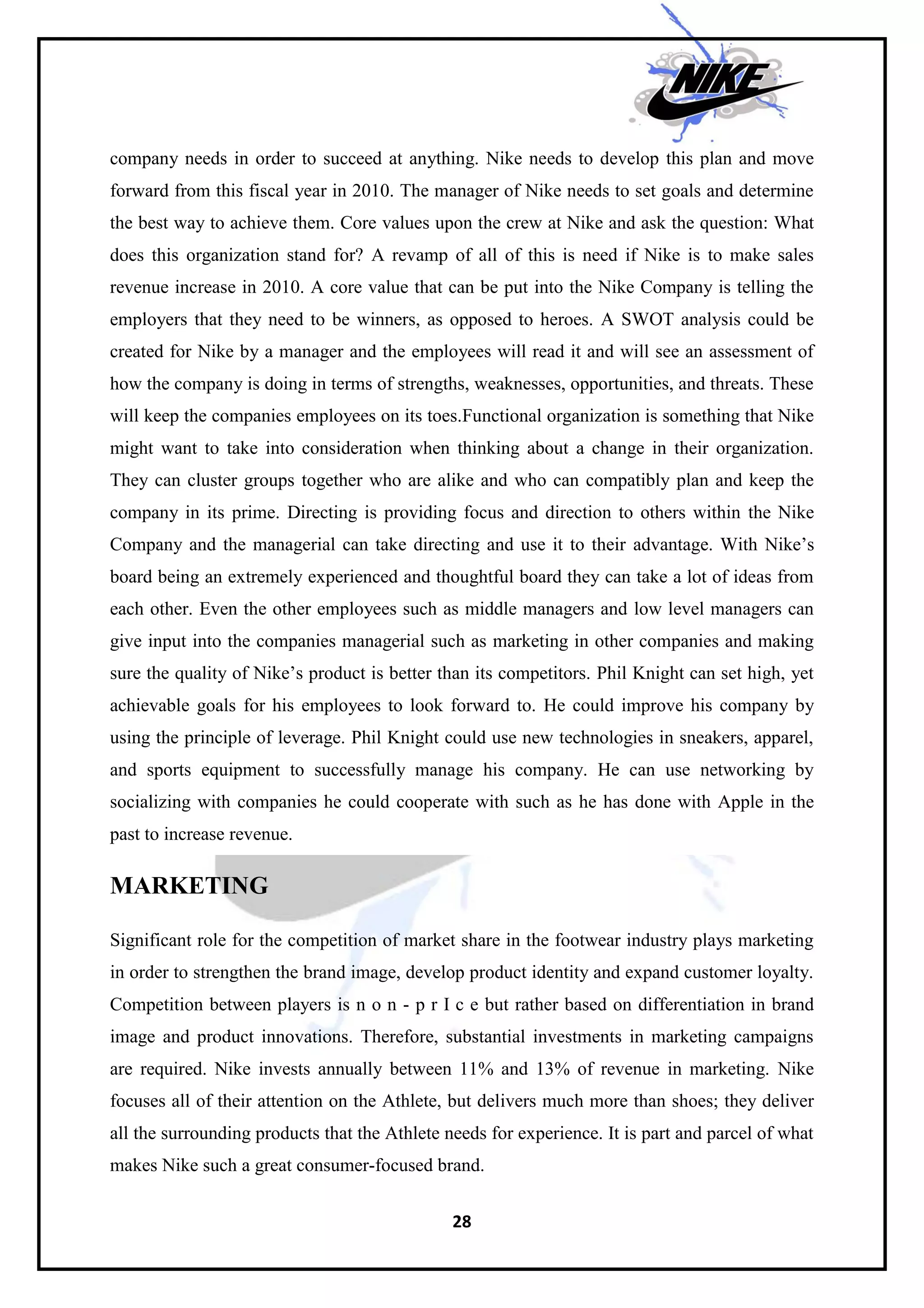 Successes Factors of NIKE's Growth!! | PDF