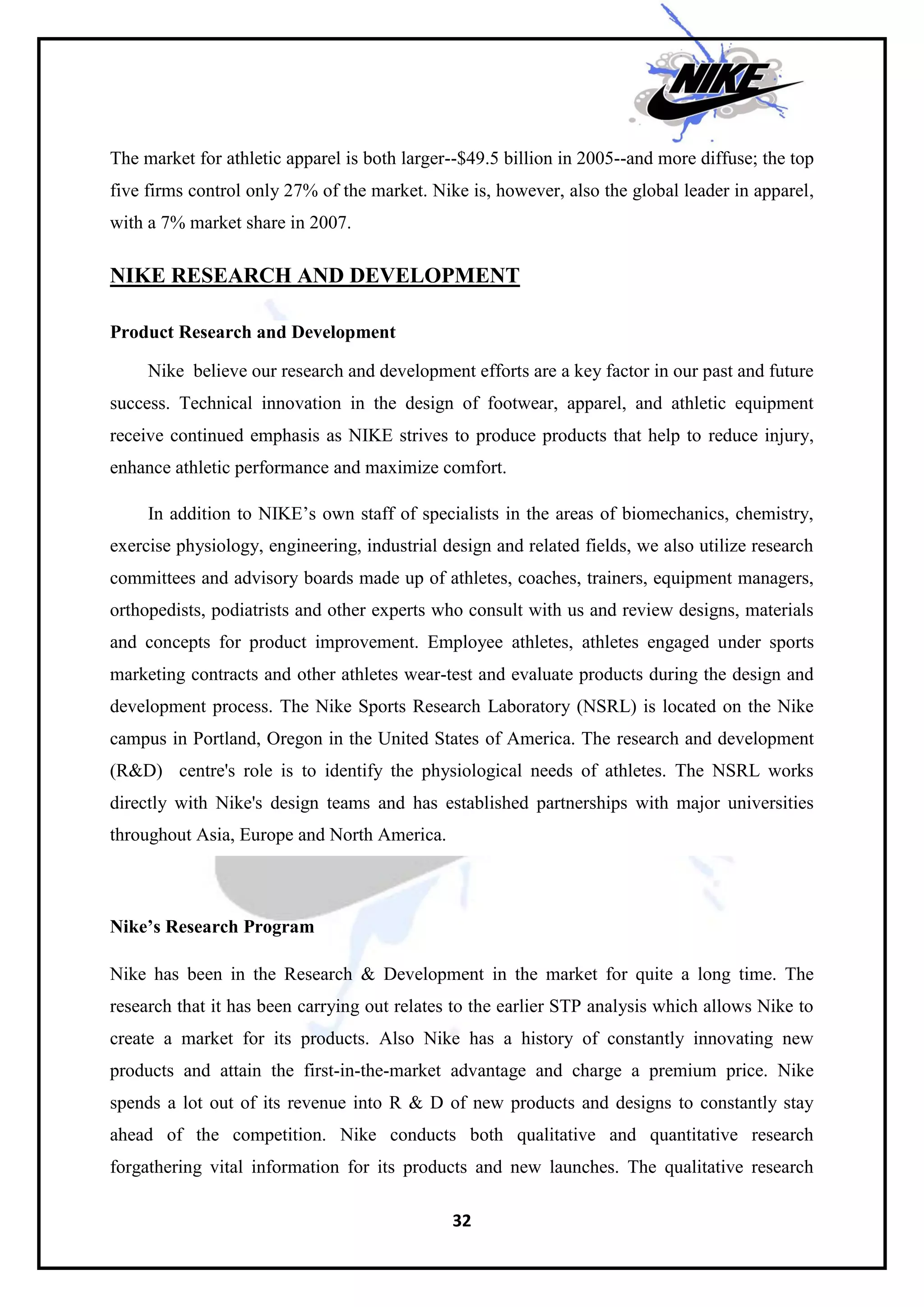 Successes Factors of NIKE's Growth!! | PDF