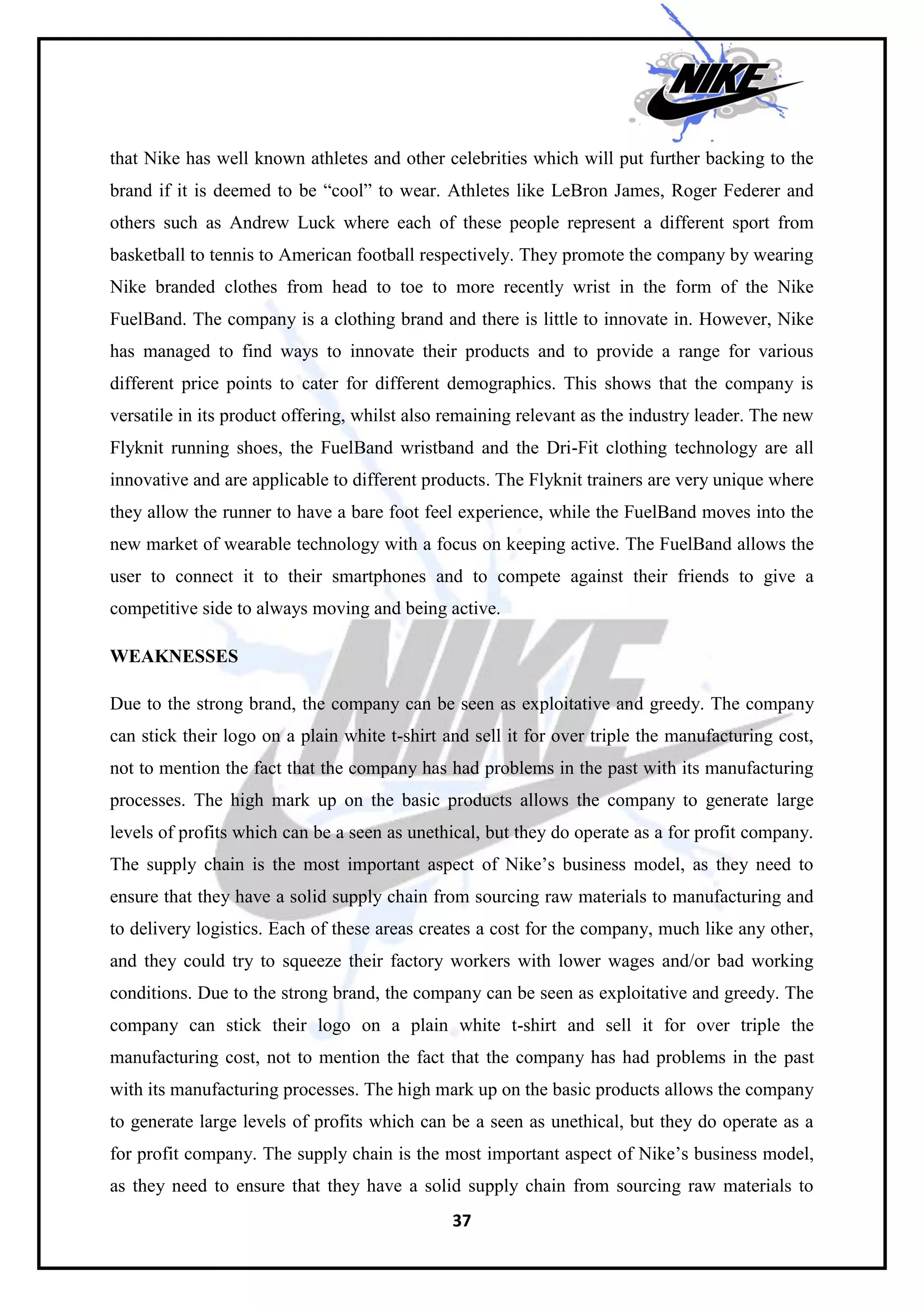 Successes Factors of NIKE's Growth!! | PDF