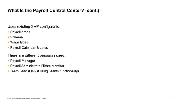 SUCCESSFACTOR EC PYROLL PRESENTATION.pptx | Computing | Technology & Computing