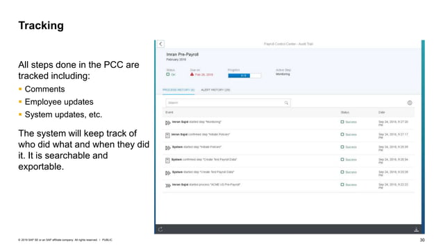 SUCCESSFACTOR EC PYROLL PRESENTATION.pptx | Computing | Technology & Computing