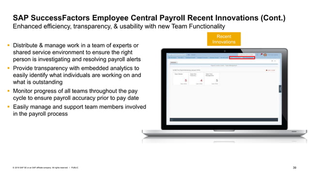 SUCCESSFACTOR EC PYROLL PRESENTATION.pptx | Computing | Technology & Computing