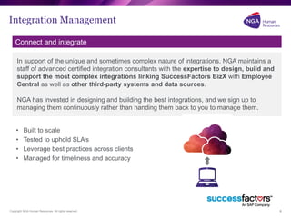 SuccessFactors Application Management Services | PDF