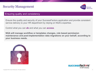 SuccessFactors Application Management Services | PDF
