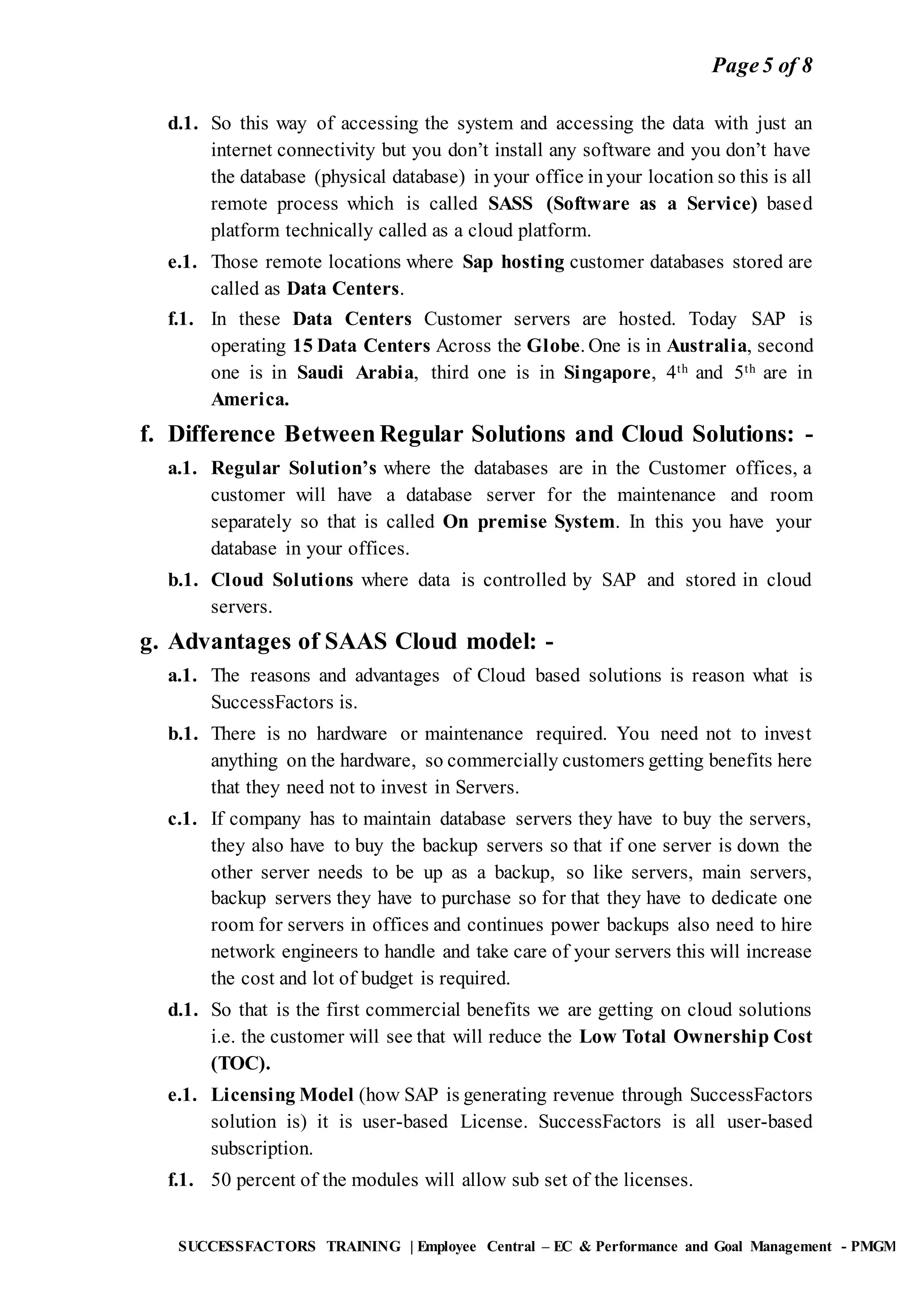 SuccessFactors EC & PMGM Notes.docx