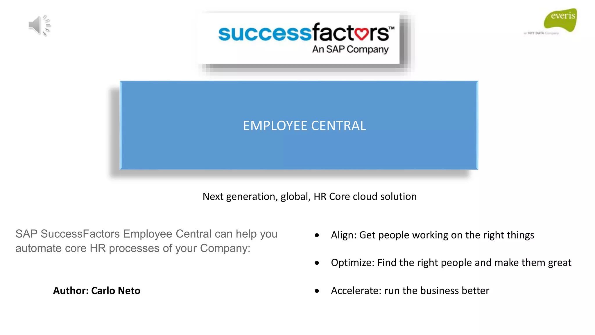 SuccessFactors Employee Central | PPTX
