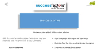 SuccessFactors Employee Central | PPTX
