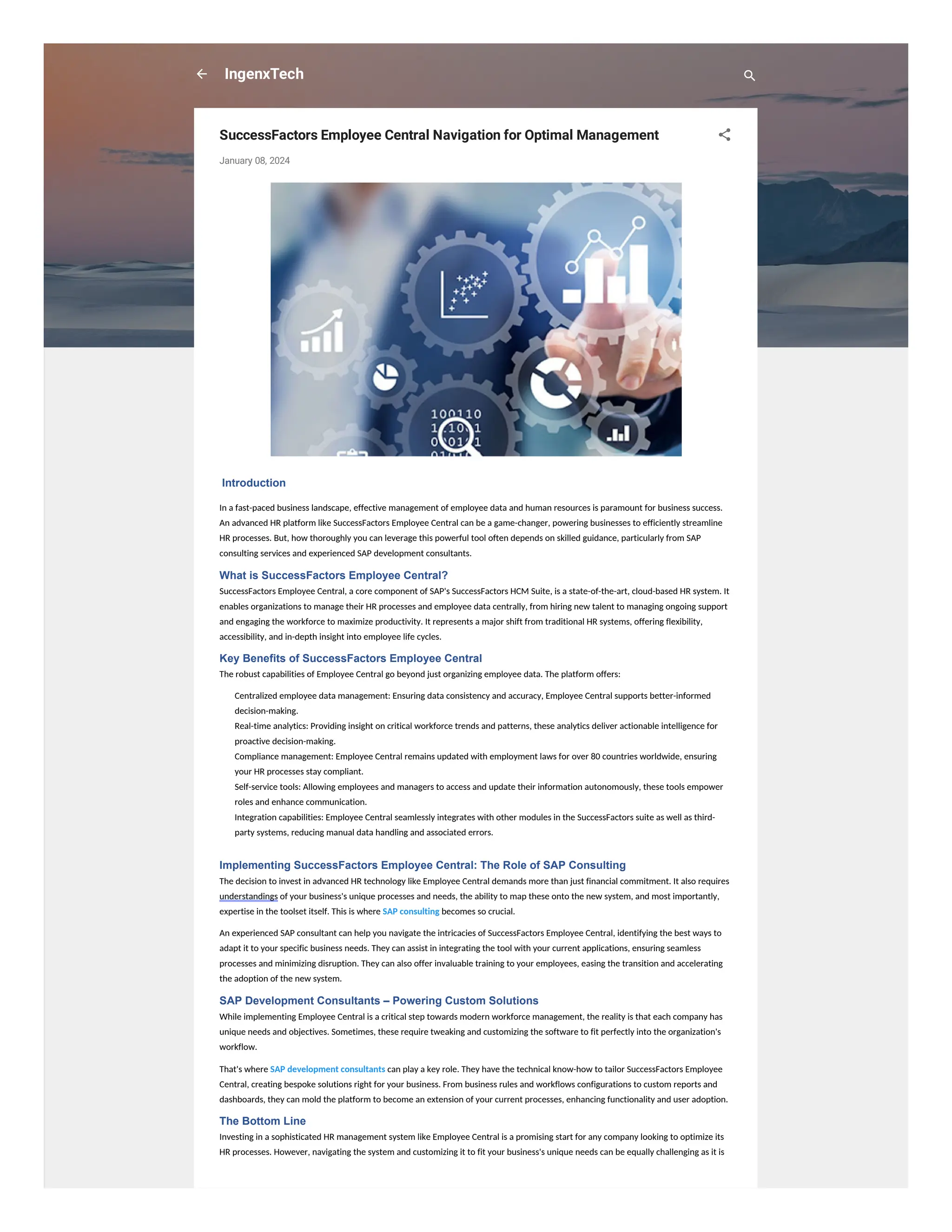 SuccessFactors Employee Central Navigation for Optimal Management.pdf