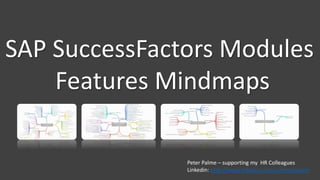 SAP SuccessFactors Modules Features Mindmaps | PPTX
