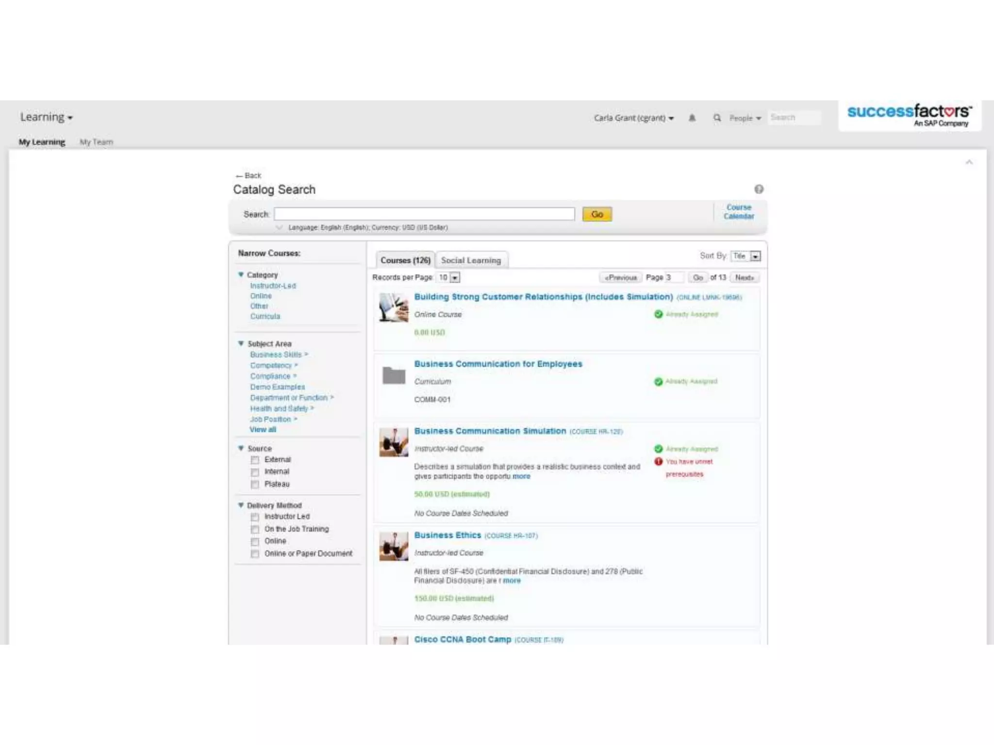 SuccessFactors Learning | PPTX