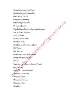 SAP Successfactors Recruiting and OnBoarding | PDF