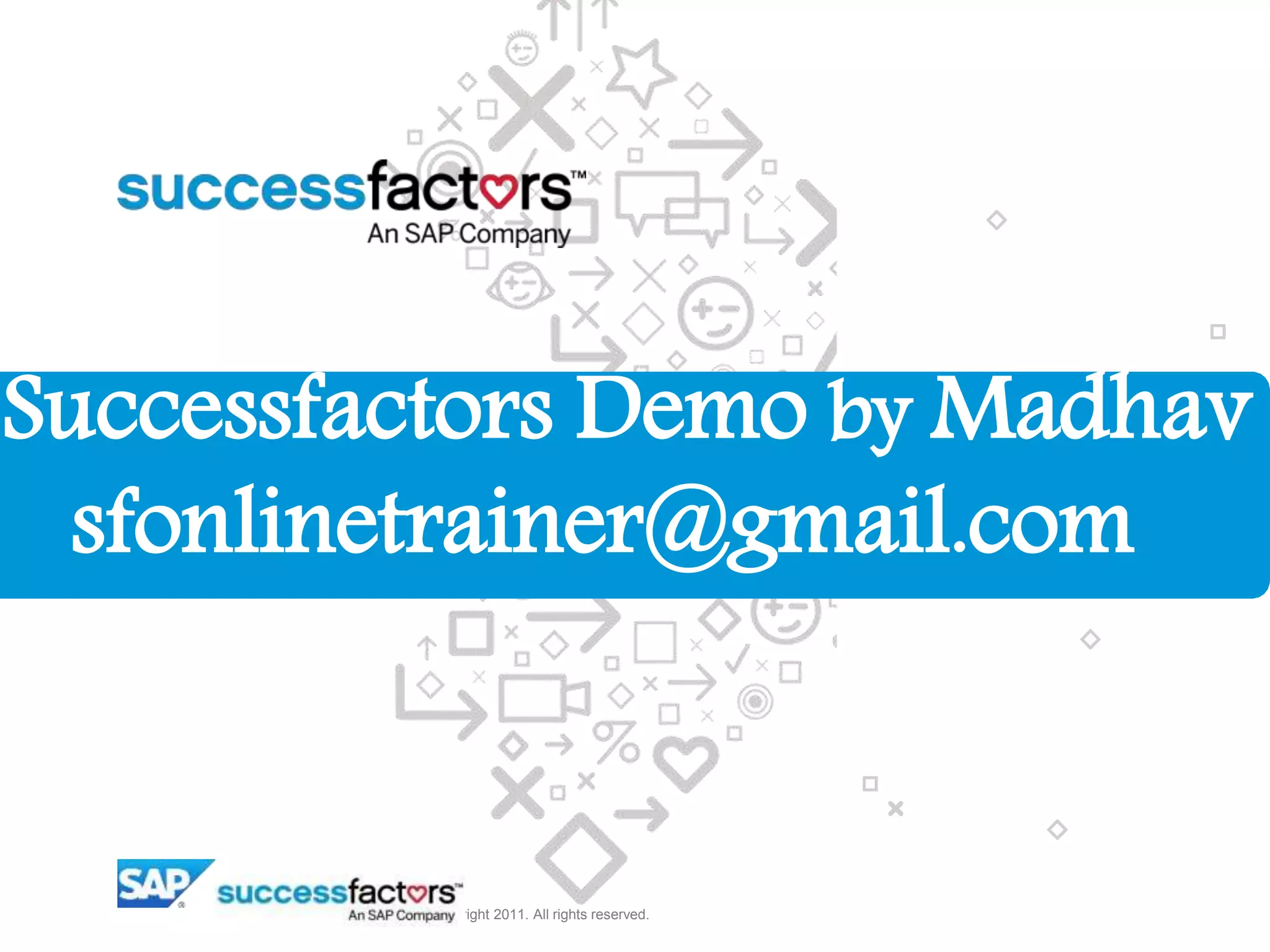 SAP Successfactors Training | PPTX