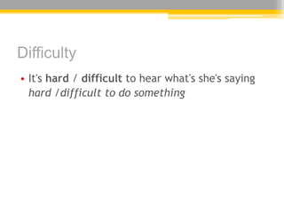 Success, failure and difficulty | PPTX