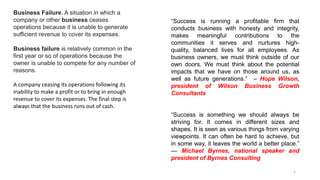 Success Failure and Principles of Competitive Success | PPTX