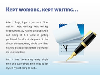 Success, failure and the drive to keep creating by elizabeth gilbert | PDF