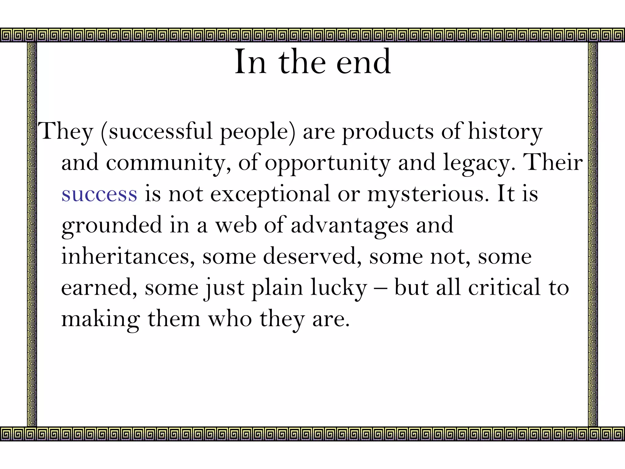 Success for dummies | PPT