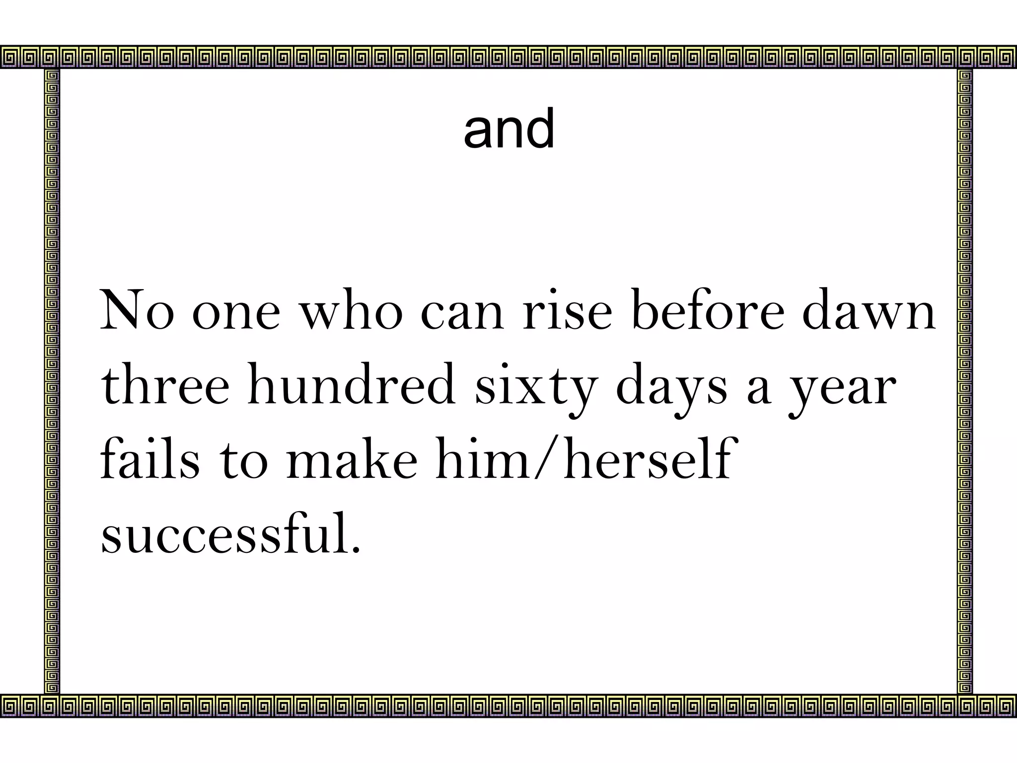 Success for dummies | PPT