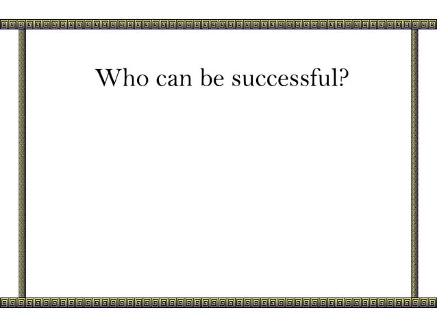 Success for dummies | PPT